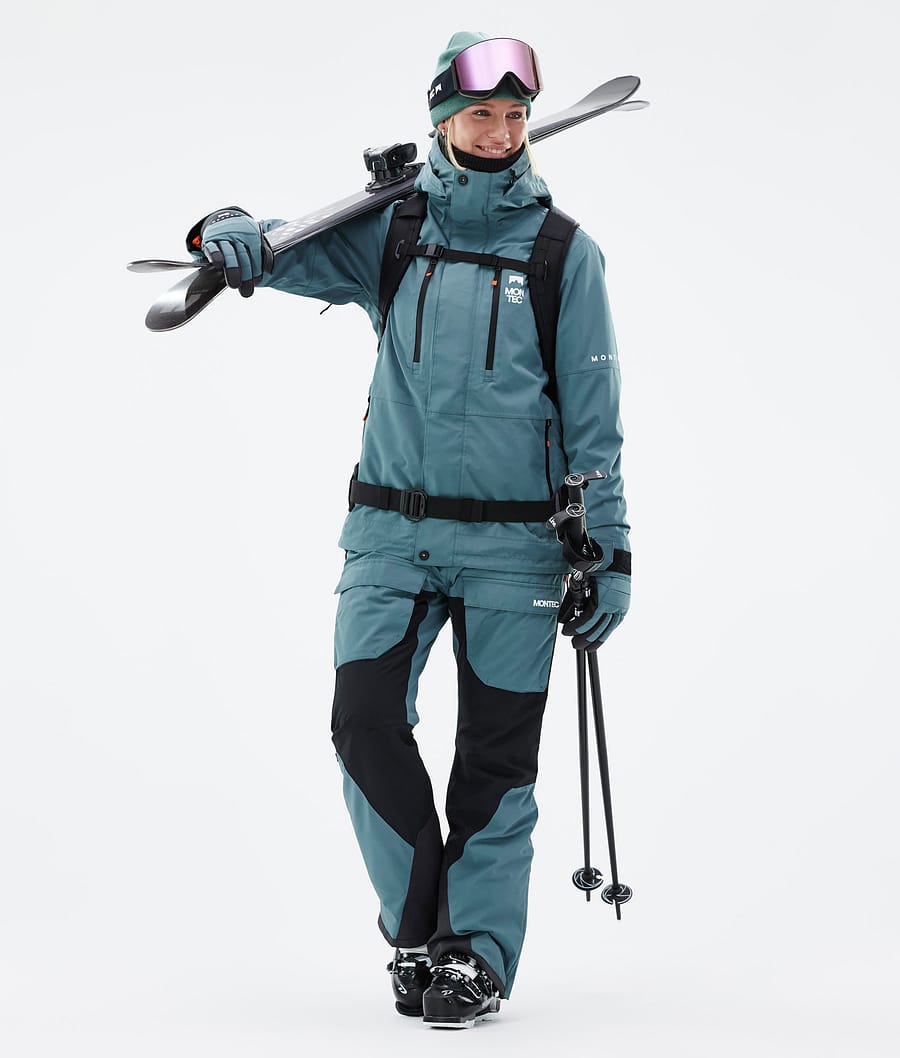 Montec Fawk W Laskettelutakki Naiset Atlantic - Vihreä | Ridestore.fi